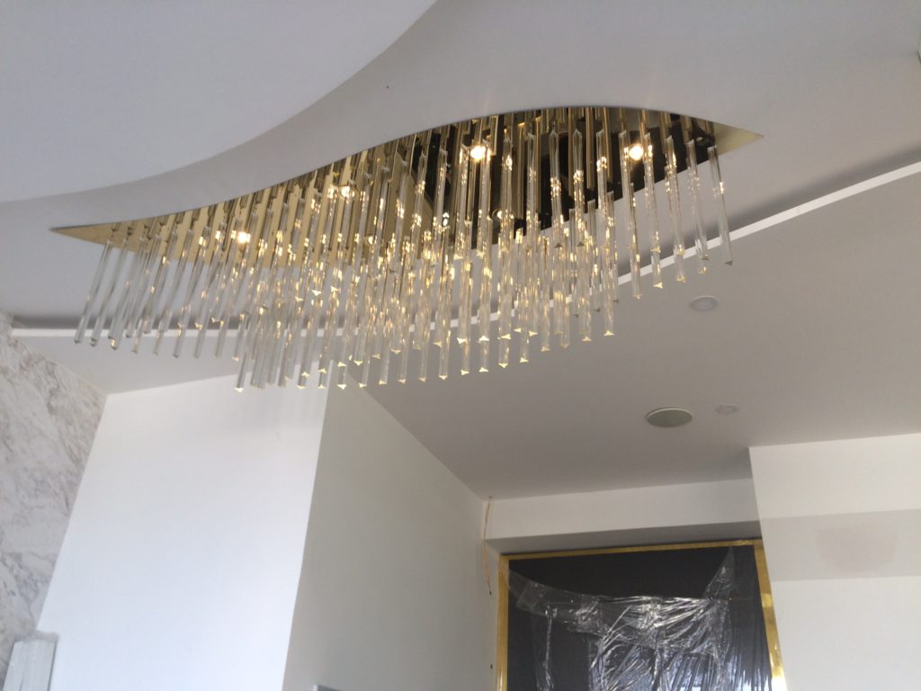 Mẫu đèn thiết kế Mialuxy tại sảnh Bally Spa tại Hà Nội - TTD Group